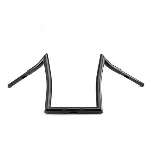 14" Rise 1.25" Black Ape Hanger Bar Handlebar For Harley Softail Cvo ...