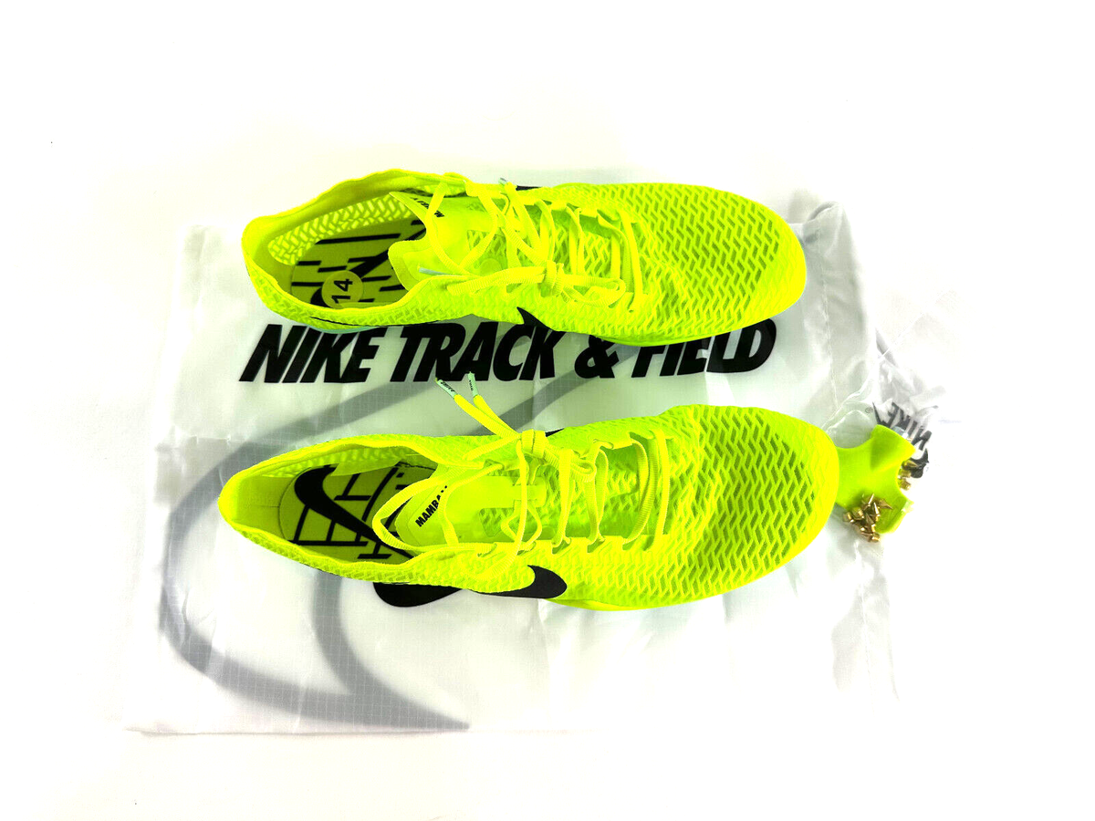 Yellow Mamba Track Spikes