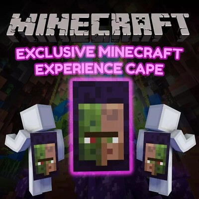 Exclusive Minecraft Cape 2024-2025 Dallas Minecraft Experience Event ...