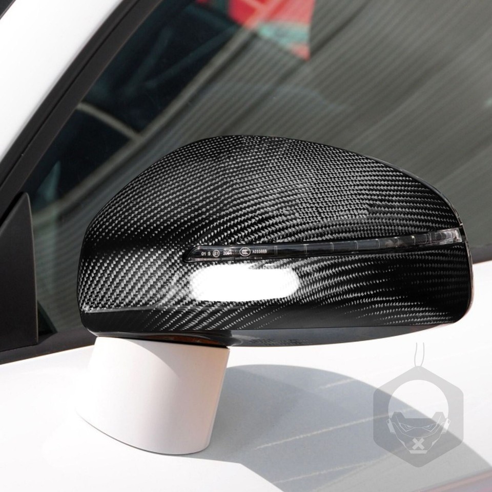 For Audi R8 2007-2012/TT 2007-2014 Real Carbon Fiber Rearview Mirror ...