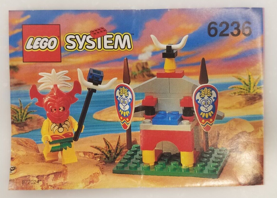 LEGO 6236 KING KAHUKA Instruction Booklet ONLY manual islanders vintage ...