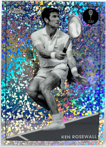 KEN ROSEWALL 2021 Topps Chrome Tennis Black White Mini Diamond | eBay.de