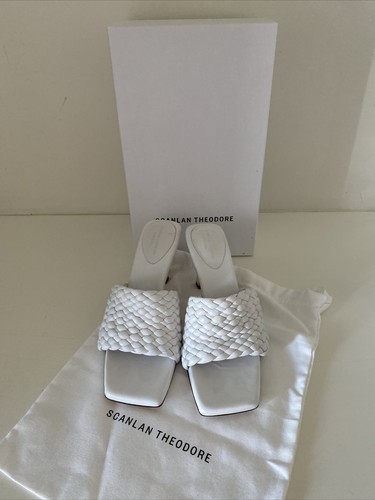 Scanlan Theodore woven mule whote 7.5 cm heel size 38 | eBay