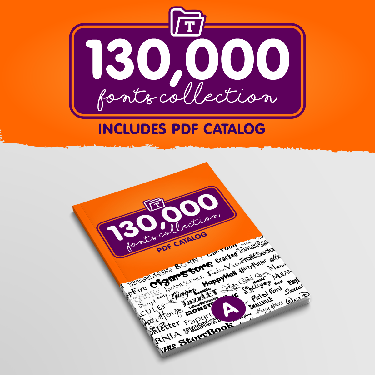 130,000 FONTS COLLECTION (Includes PDF catalog) | eBay