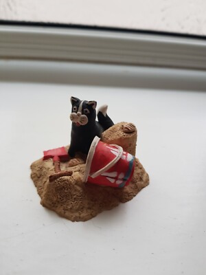 Peter Fagan colour box cats rare 'Beach boy' figurine excellent ...