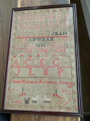 Samplers - Antique Sampler Dated