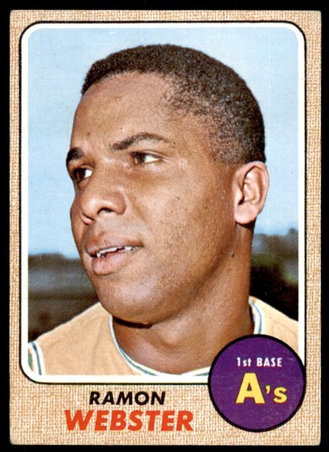 1968 Topps Ramon Webster . Oakland Athletics #164 | eBay