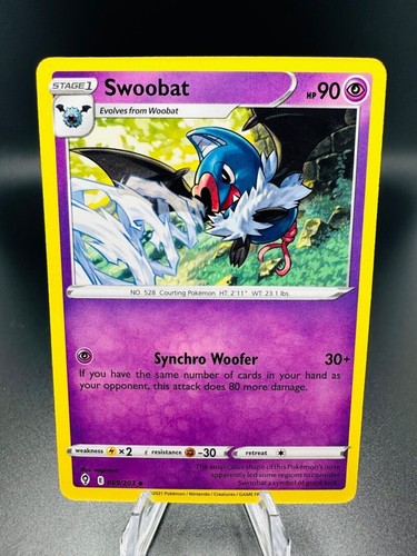 Pokemon TCG - Swoobat 69/203 - Evolving Skies 2021 | eBay