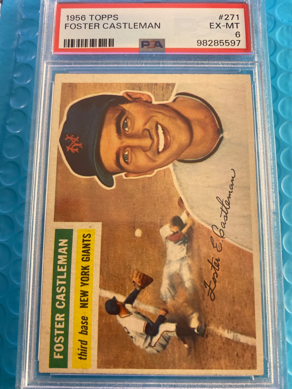 1956Topps Baseball #271 Foster Castleman PSA 6 | eBay