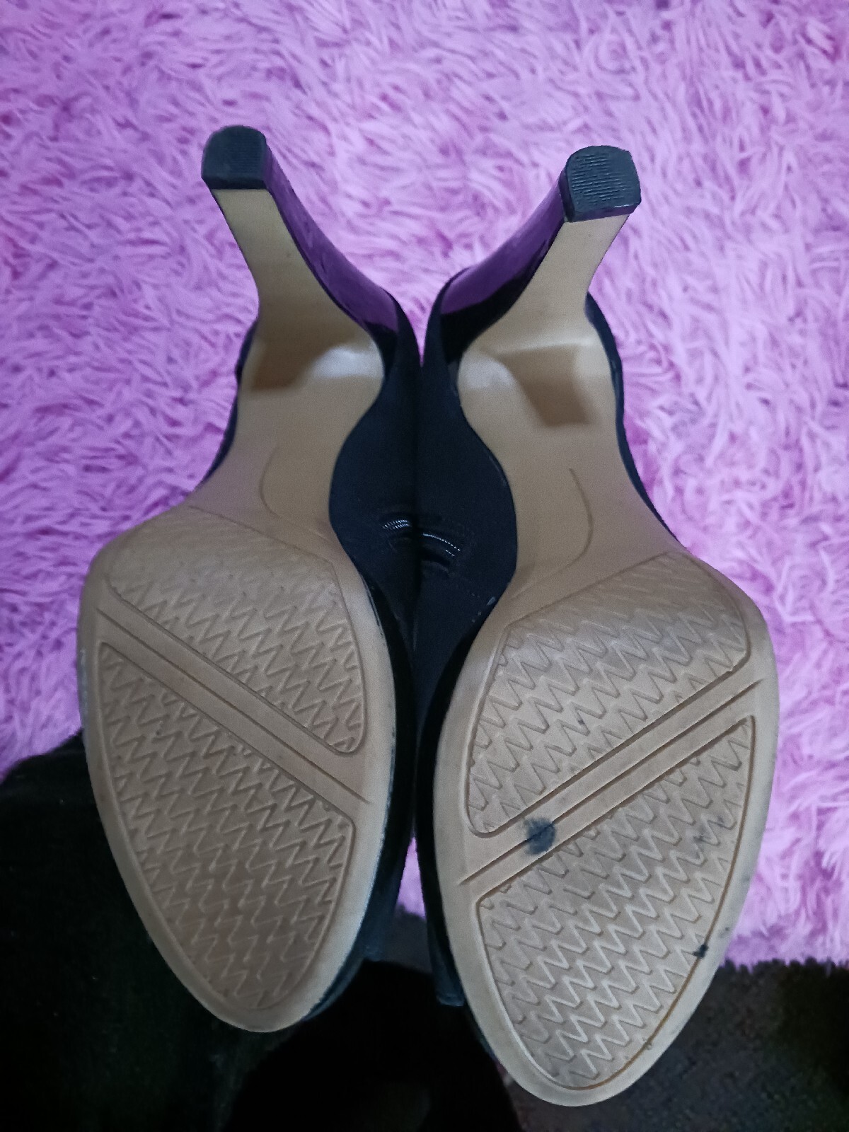 Womens westies Black Peeptoes Heels 8.5 | eBay