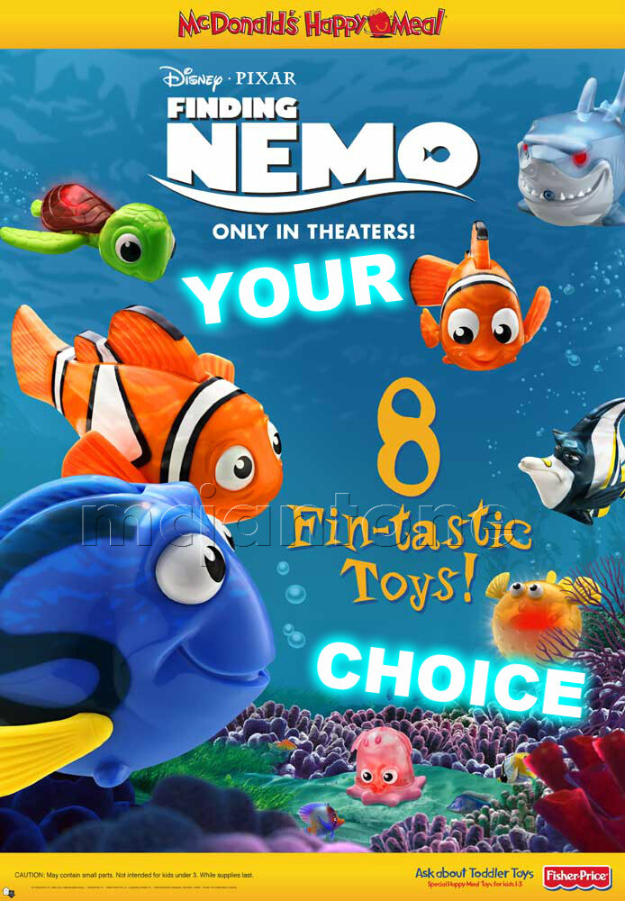 Finding Nemo S Mcdonald Toys