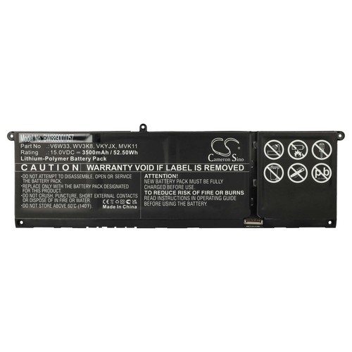 Batterie remplace Dell PG8YJ VKYJX V6W33 927N5 G91J0 FH3K2 MVK11 MGCM5 ...