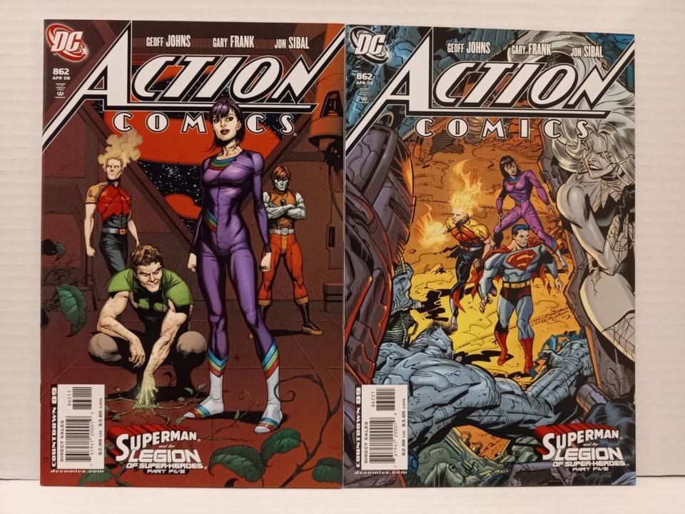ACTION COMICS #858 - 863 - FULL SUPERMAN / LEGION STORY - 10 ISSUES W ...