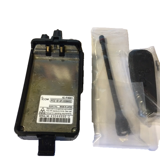 Icom IC-F4001 UHF Portable Radio, 400-470 MHz, 4W, 16 Channels GMRS ...