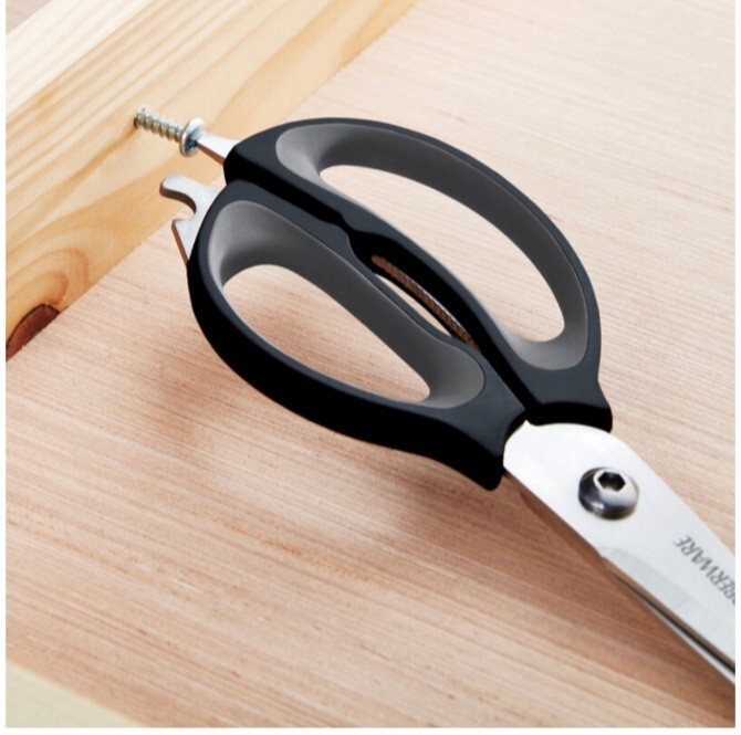 Farberware Classic 4‑In‑1 Ultimate Shears with non slip handles kitchen ...