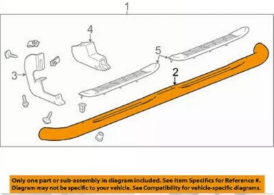 GM OEM Running Board Step-Bar Left 22912947 | eBay