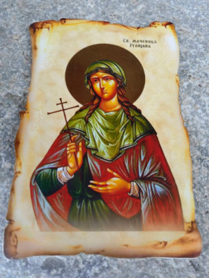 Orthodox Christian Icon of Saint Martyr Juliana of Nicomedia , Sveta ...