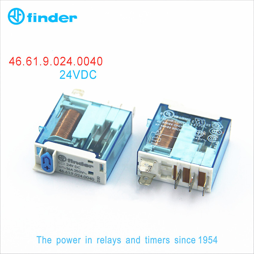 1pcs Finder Relays 46.61.9.024.0040 Universal Power Relay SPDT DC24V ...
