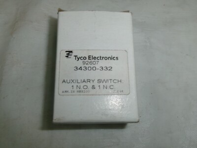 92607-MARS MARS (MOTORS & ARMATURES) SWITCH AUX 1NO-1NC 34300-332 AH | eBay