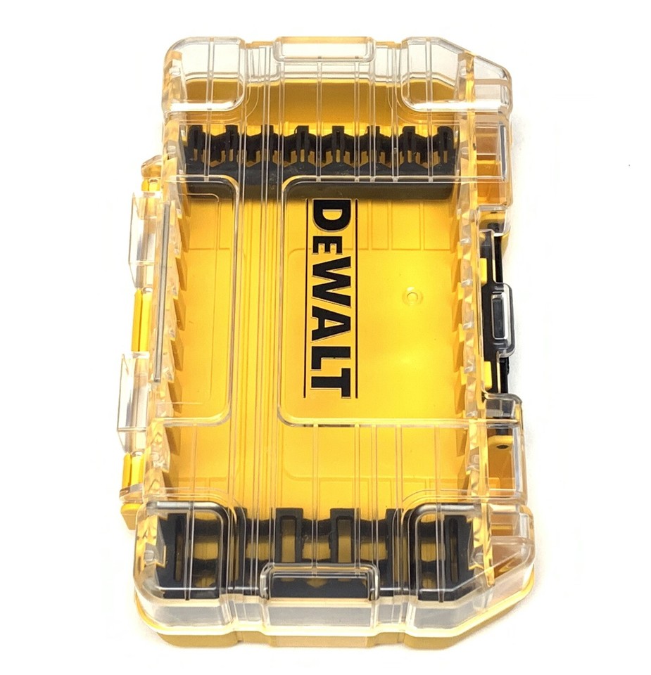 DEWALT Tough Case Bit Tip Storage Organizer STACKABLE INTERLOCKING & 2 ...