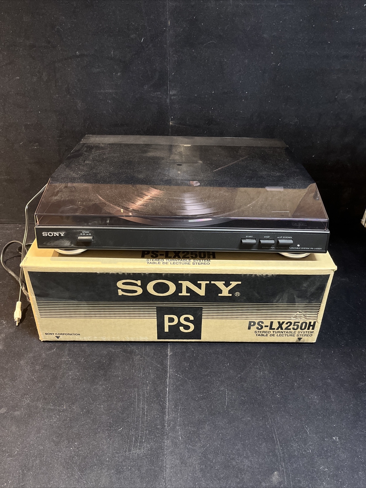 Sony PS-LX250H Stereo Full Automatic Turntable System Record Player | eBay