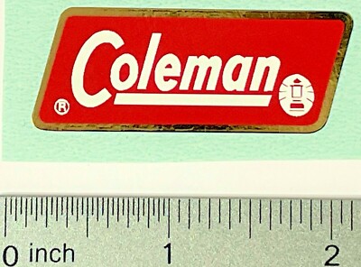 Coleman The Outdoor Company Coleman Sticker Decal 202 Late - D23 | eBay