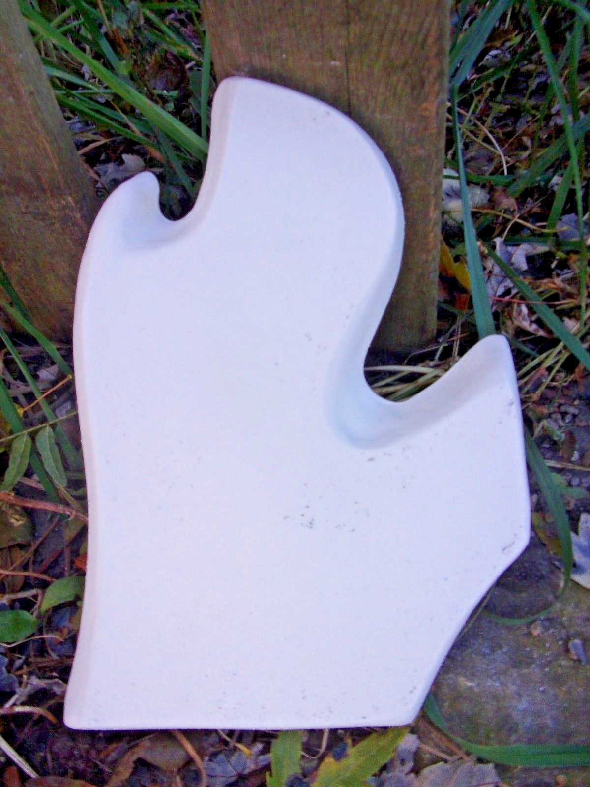 Michigan state plaque mold garden casting plaster concrete 9.5" x 6" x ...