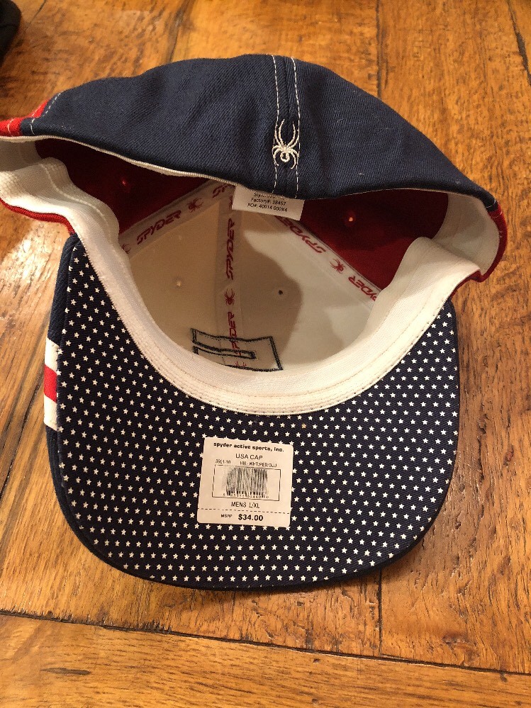 Spyder active sports USA baseball cap Mens L/XL | eBay