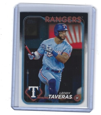 LEODY TAVERAS 2024 Topps Baseball Card #199; Mint Cond.; Rangers | eBay