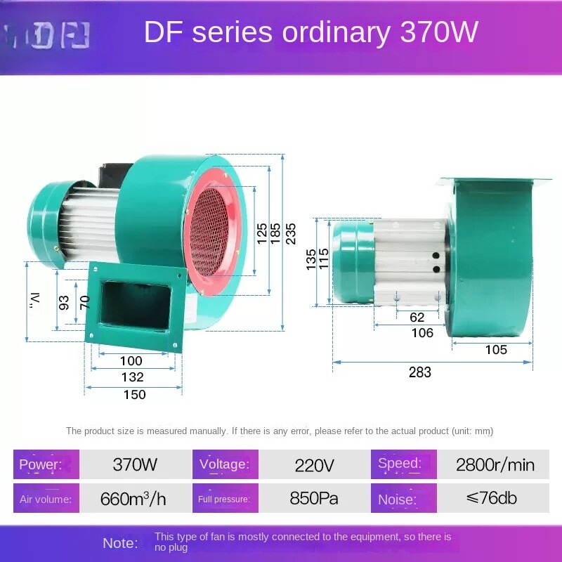 Multi-wing Blower High Temperature Resistant Induced Draft Fan ...