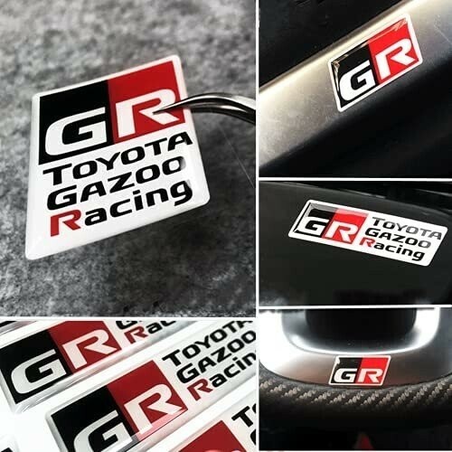 JDM OEM TOYOTA GR 86 GT86 Athletic Waterproof Gazoo Racing DECAL Emblem ...