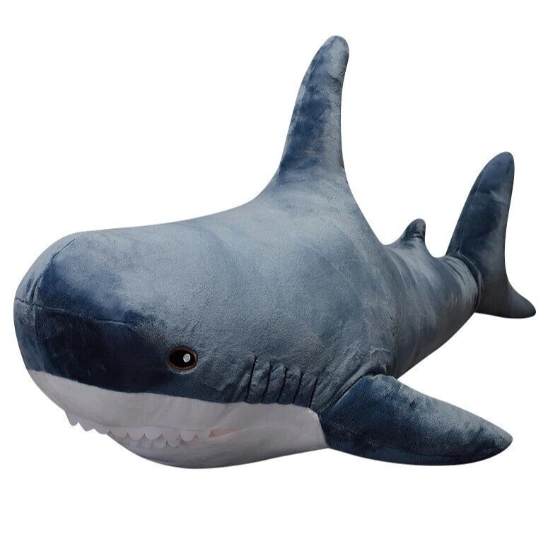 IKEA BLÅHAJ Shark Soft Plush Toy 60cm – Stuffed Animal Pillow ...