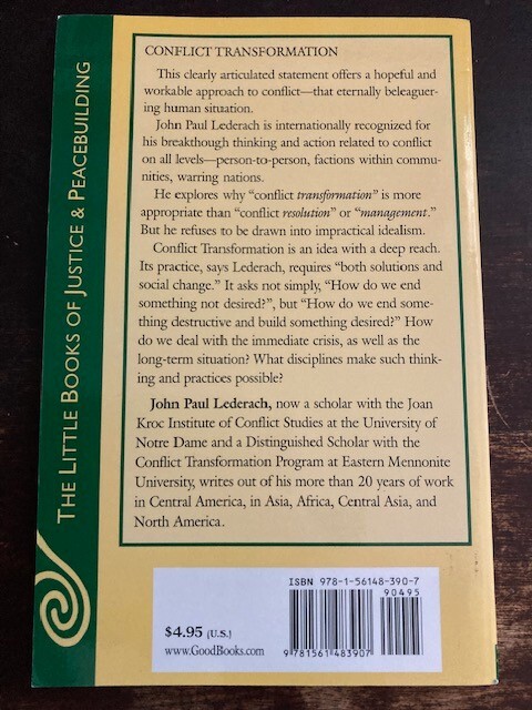 Justice and Peacebuilding Ser.: Little Book of Conflict Transformation ...
