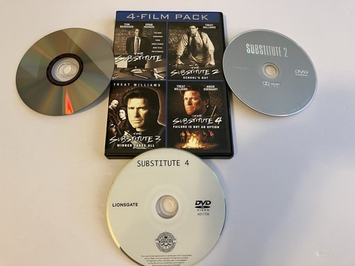 THE SUBSTITUTE 4-FILM COMPLETE COLLECTION DVD 2000 TOM BERENGER TREAT ...