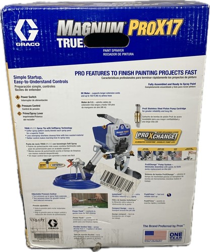 GRACO MAGNUM PRO X17 True Airless Paint Sprayer – NEW in Original Box ...