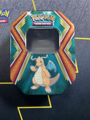 Pokemon TCG Dragonite Metal Card Tin Collector Box Empty Art Storage | eBay