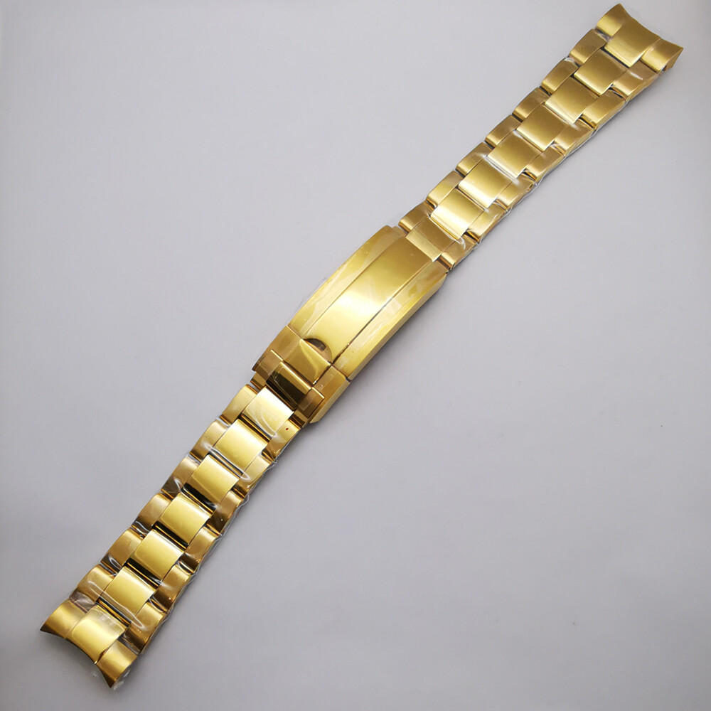 20mm polished silver gold bracelet slide glide lock clasp stainless ...