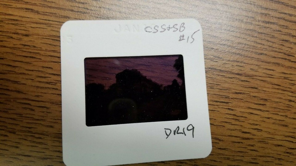 DR19 Train Slide ENGINE LOCOMOTIVE CSS&SB CSS - Chicago South Shore & South Bend | eBay