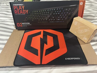 Cyber Power Nohi 02 RGB USB Keyboard & Mouse & Gaming Pad | eBay