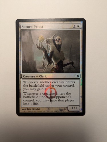 Magic the Gathering TCG New Phyrexia Suture Priest Foil see desc for ...