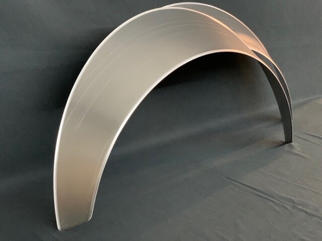Universal Metal Fender Flares Style 1: 5" Wide, 2-piece set (hand-made ...