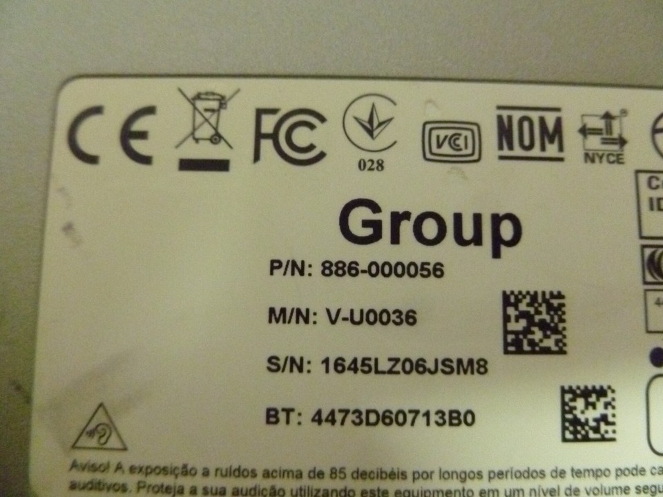 Logitech V-U0036 Group Video Conferencing System Duplex Speakerphone ...