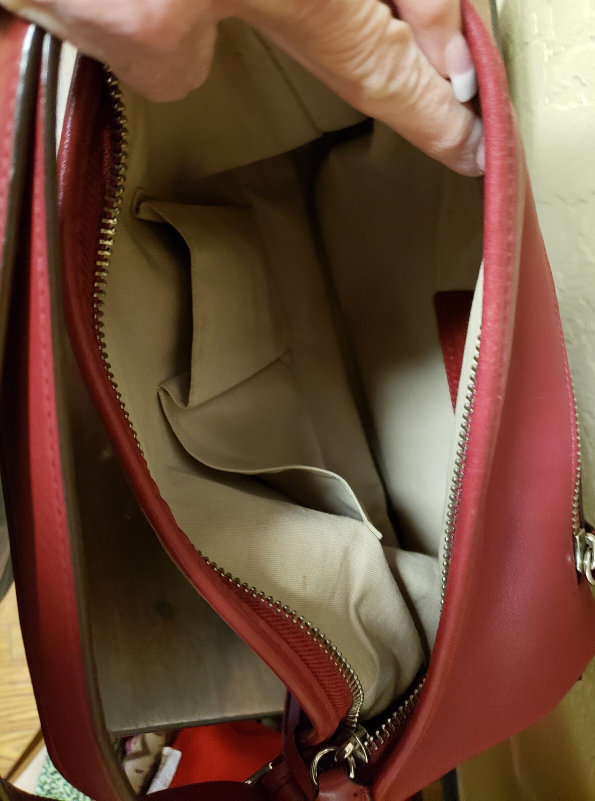 Coach Red Legacy Duffle Hobo #19889 Handbag Vintage - Gem