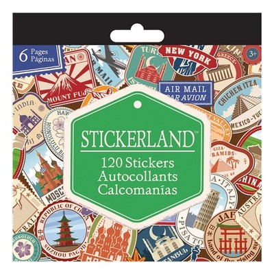 Around The World Mini Stickerland Pad | eBay