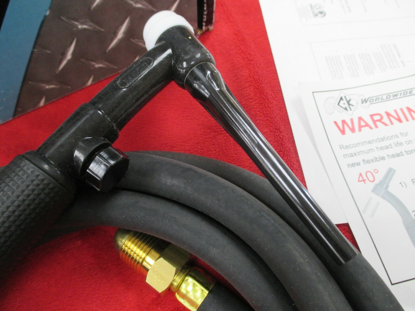 Weldmark WEM26FV-12R TIG Torch Kit Flex Head w/ Valve NEW 200 AMP | eBay