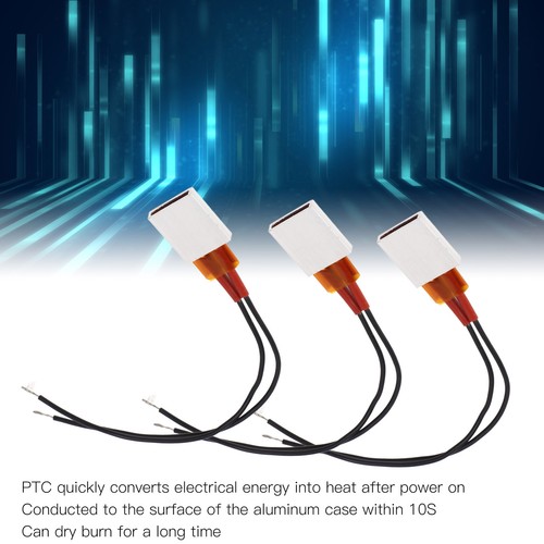 5Pcs PTC Heater Plate Ceramic Thermostatic Aluminum PTC Heating Element ...