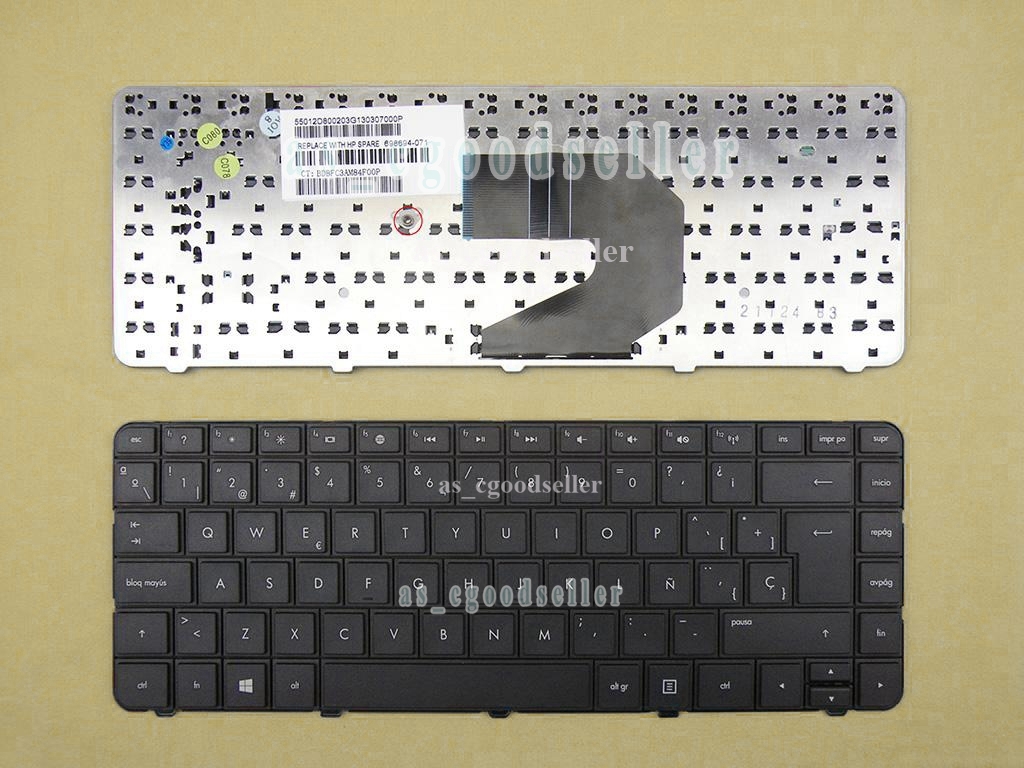 For HP Pavilion G4-1000 G6-1000 compaq CQ43 Cq57 CQ58 Keyboard Spanish ...
