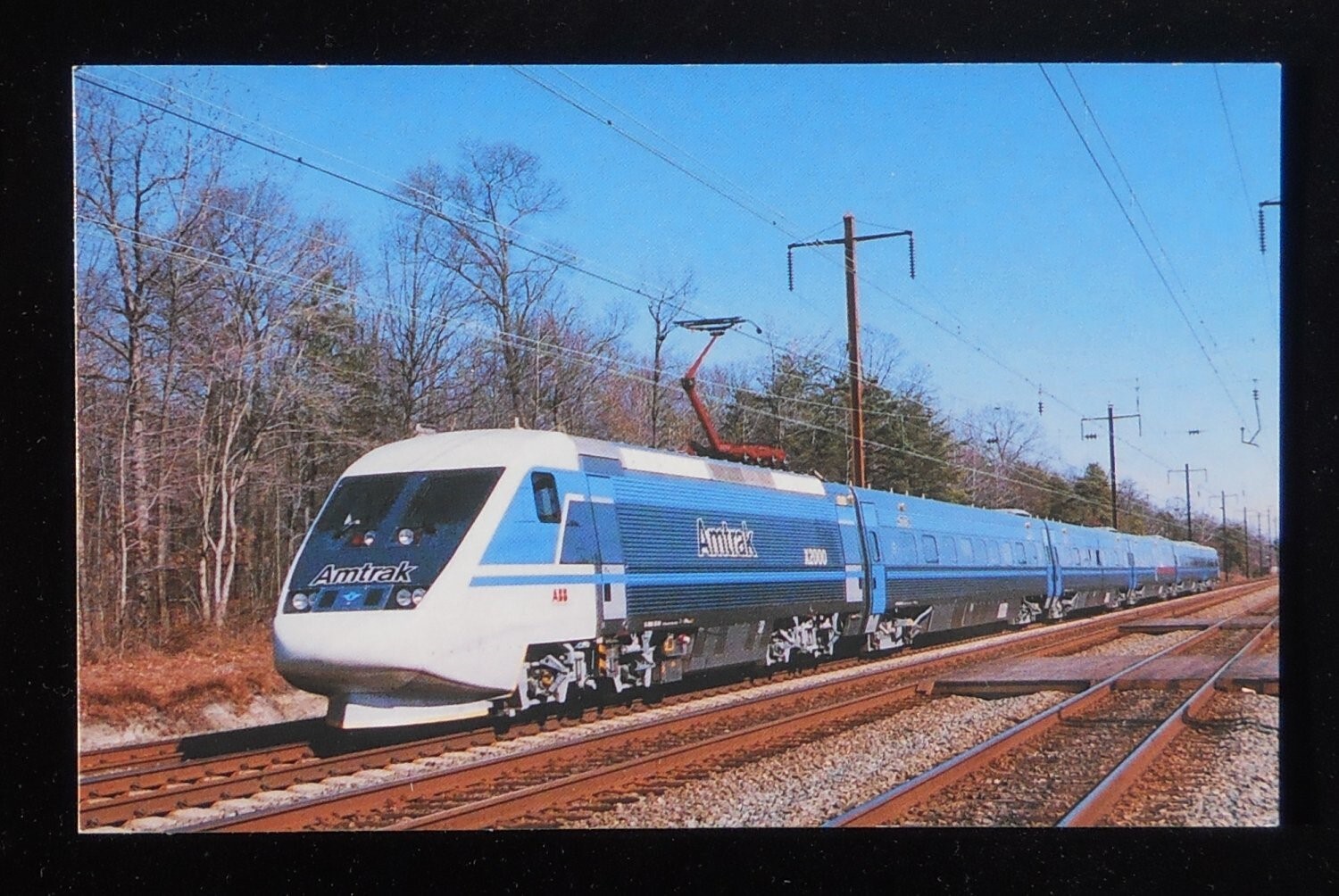1993 Amtrak's X2000 High Speed Tilt Train Trainset Railroad Middle ...