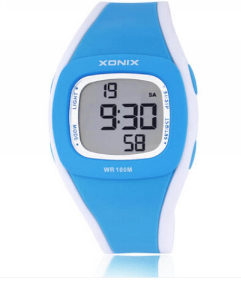 Xonix Girls Sports Watch Digital WR100M Led Light Outdoor Swim ...