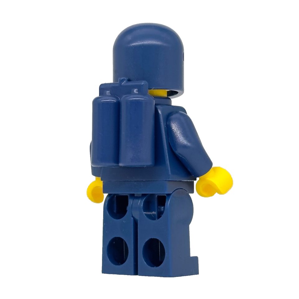 LEGO Dark Blue Classic Spaceman Minifigure w/ Tanks BAM Space Navy ...